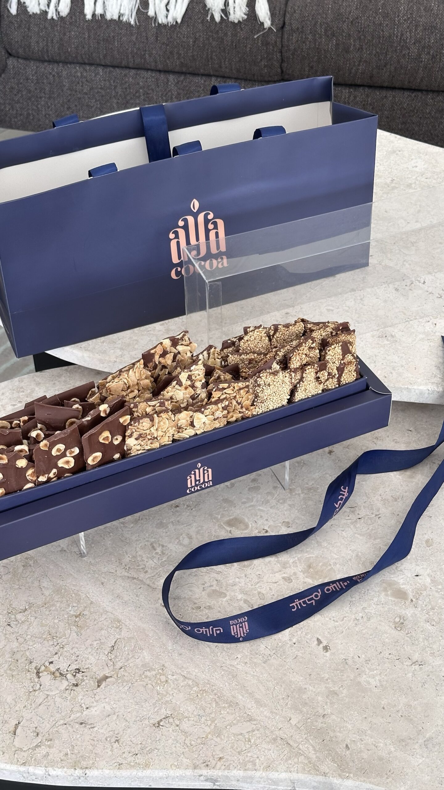 Three Bars With Eid Ribbon – Aya Cocoa